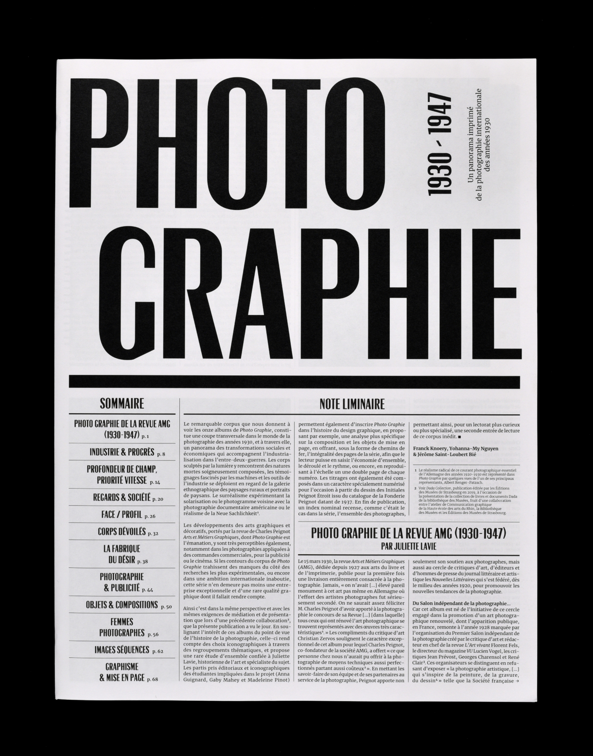 Photo Graphie - Haute école des arts du Rhin